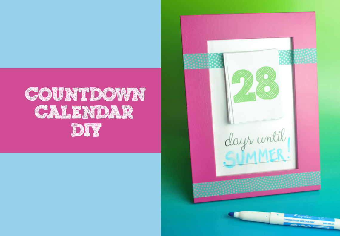 Make Your Own Countdown Calendar And Notepad Club Chica Circle