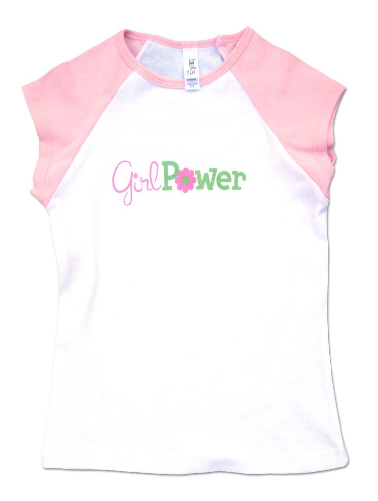 Girl Power T-shirt for tweens | Club Chica Circle - where crafty is ...