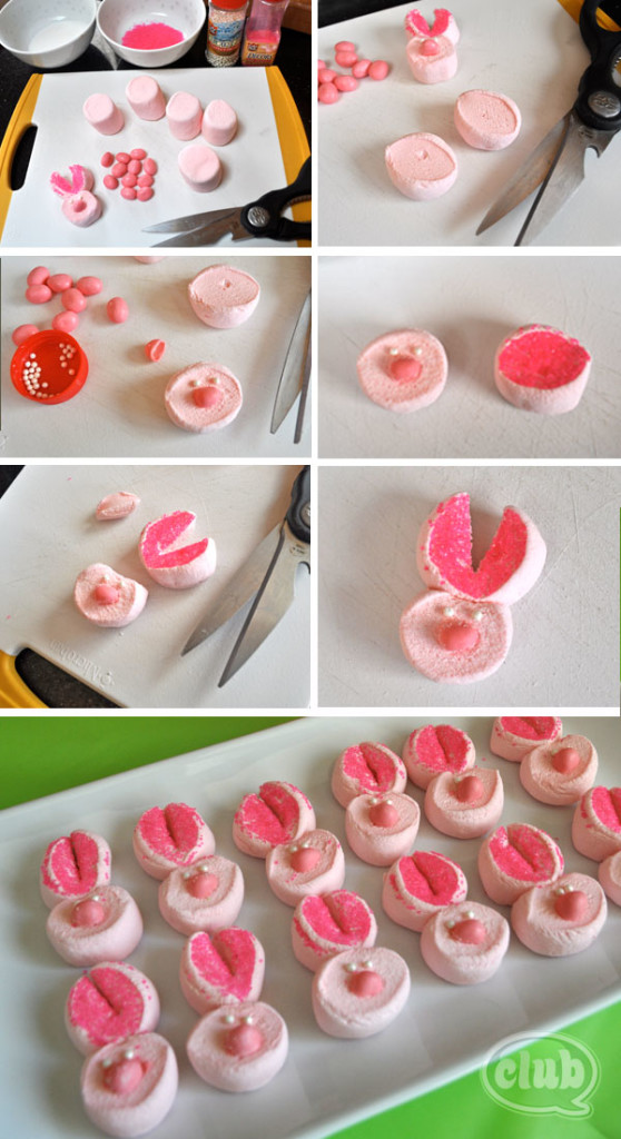 Homemade Marshmallow Bunny Peeps + Free Printable | Club Chica Circle ...