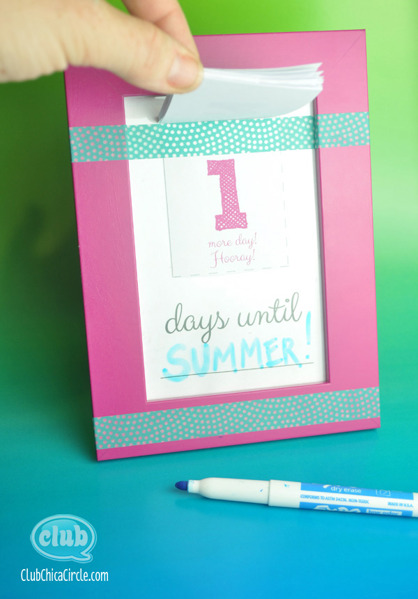Make Your Own Countdown Calendar And Notepad Club Chica Circle 