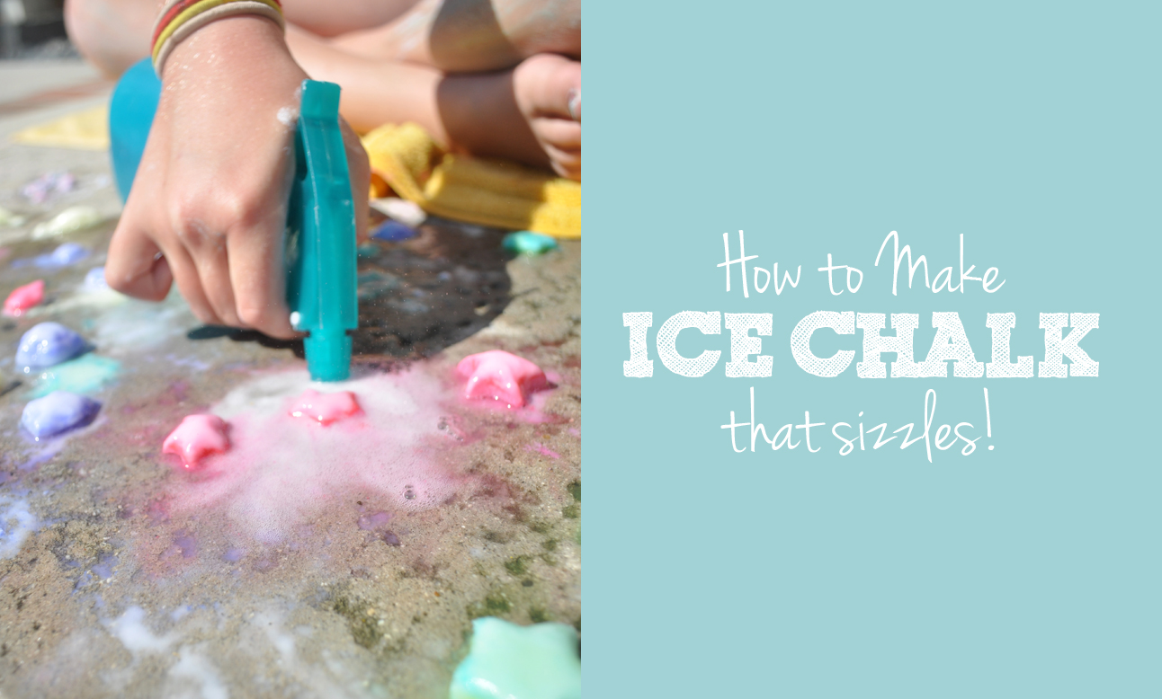 How to Make Colored Ice Chalk that Sizzles | Club Chica Circle - where ...