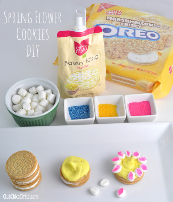 Spring Flower Cookies DIY | Club Chica Circle - where crafty is contagious