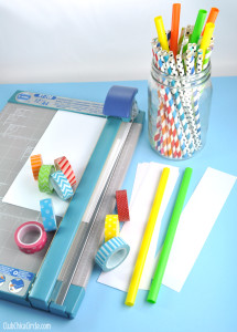 Washi Tape Straw Shooters DIY | Club Chica Circle - where crafty is ...