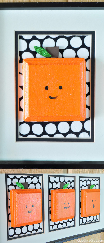 Square Pumpkins Wall Hanging DIY | Club Chica Circle - where crafty is ...