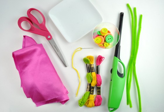 Homemade Satin Flowers Bouquet | Club Chica Circle - where crafty is ...