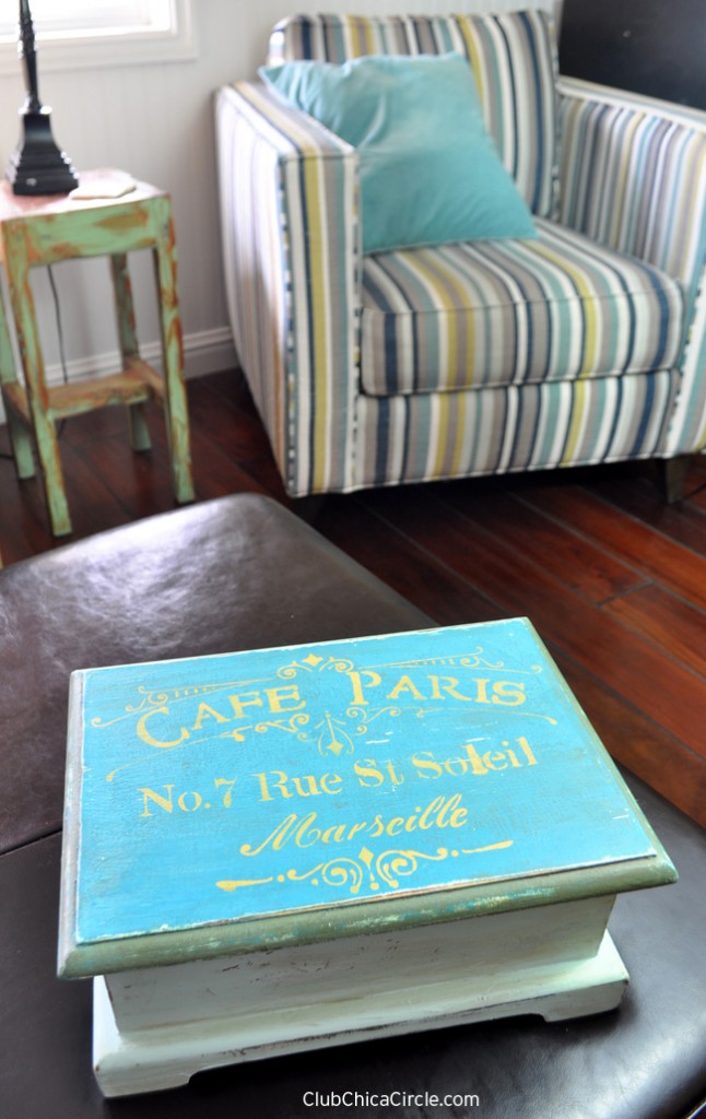 Upcycled Jewelry Box into Cool Remote Box | Club Chica Circle - where ...