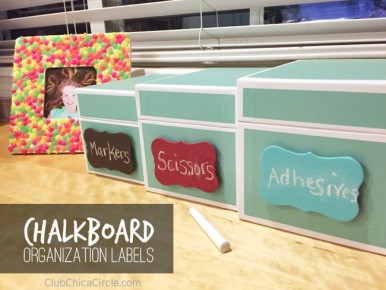 Chalkboard Organization Labels | Club Chica Circle - where crafty is ...