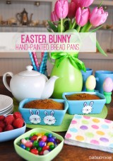 Easter Bunny Hand-painted Bread Pans | Club Chica Circle - where crafty ...